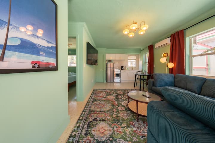 Fresh For 2025: Retro Beach Oasis With Color Pop - Clearwater Beach, FL