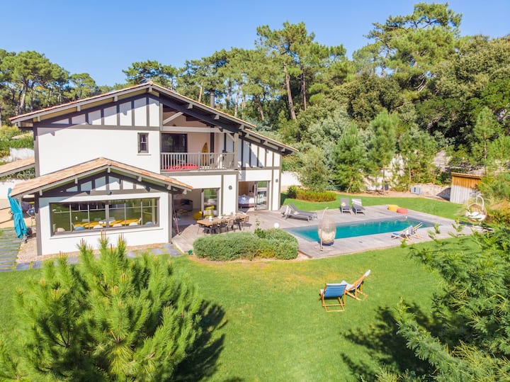 Divine Villa Vue Forêt - Calme - Plage 5mn à Pied - Arcachon