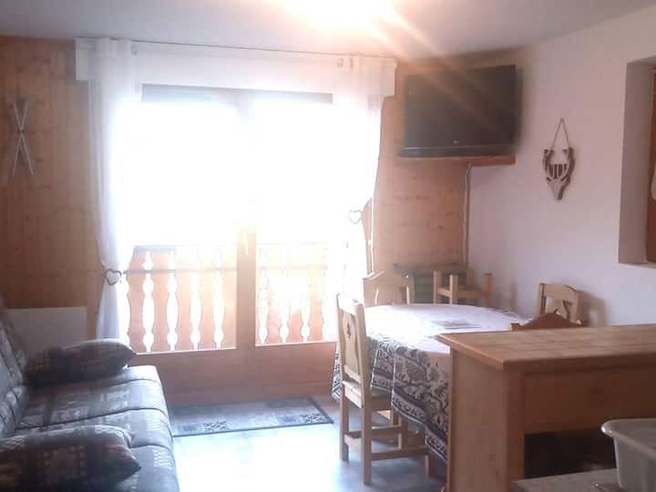 2 Pièces Cabine, Vue Montagne, Proche Pistes - Saint-Jean-d'Aulps