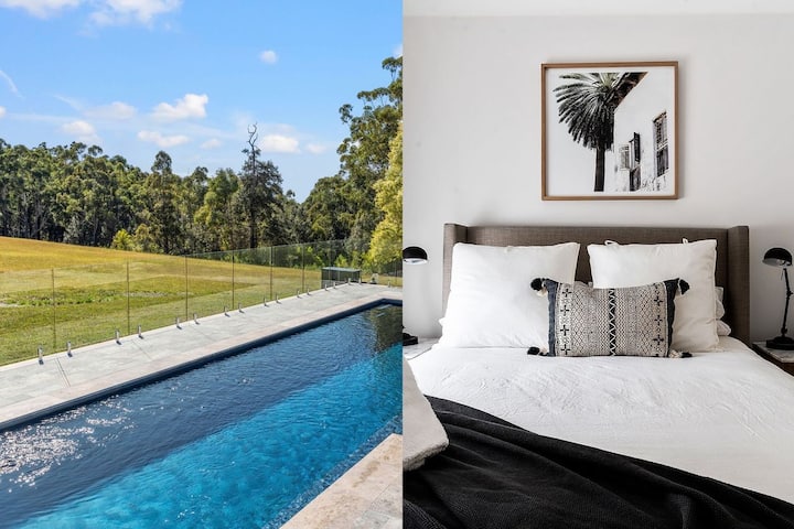 Woodstock Retreat Milton - Luxe Pool & Fireplace - Meroo National Park