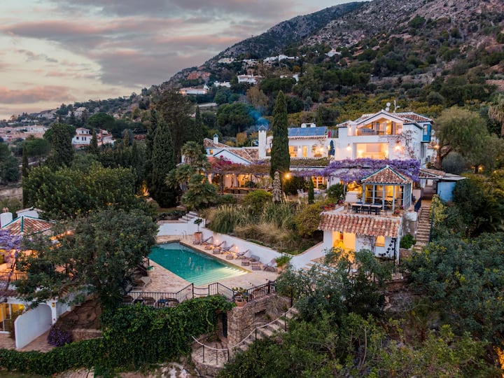 Casablu - 1ha Oasis, Joyau Caché Piscine Chauffée - Mijas
