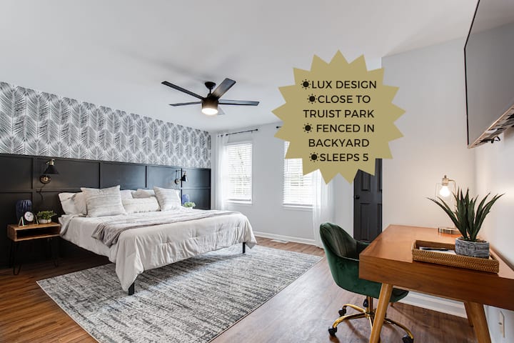 Lux Home Mins To Truist Park, Pet Frndly, W/king, - Marietta, GA