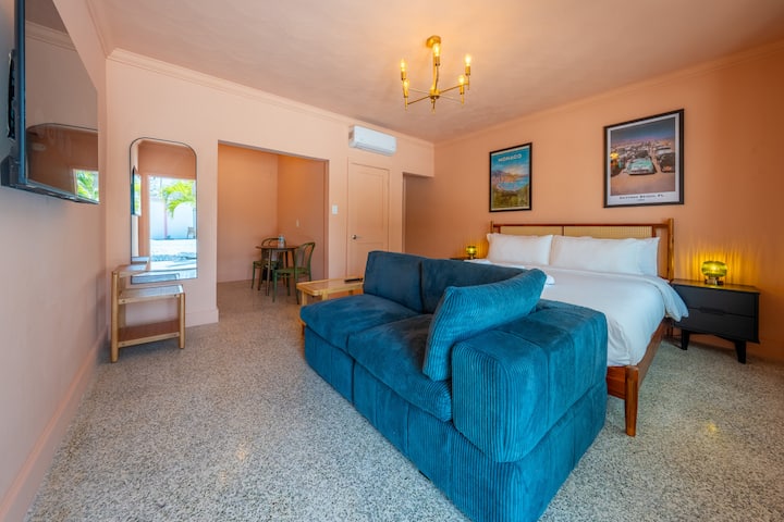 Fresh For 2025: Retro Beach Oasis With Color Pop - Clearwater Beach, FL