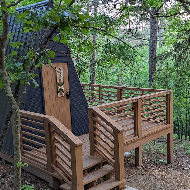 Luxury Camping Adventure Aframe - Eureka Springs, AR