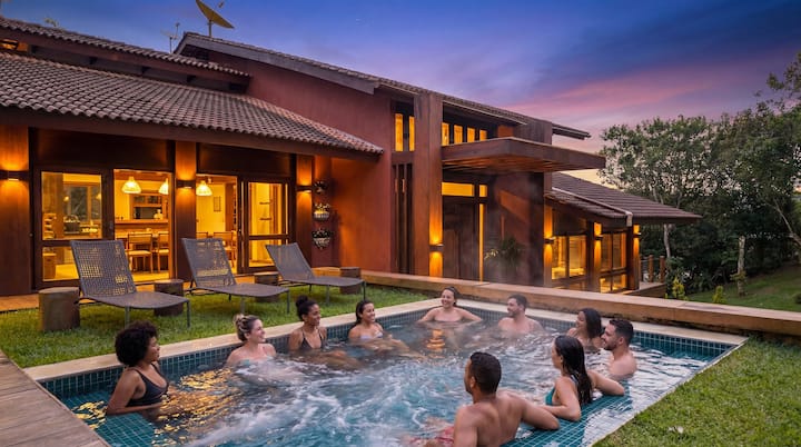 House With Hot Tub And Mountain View In The Best A - Guaramiranga