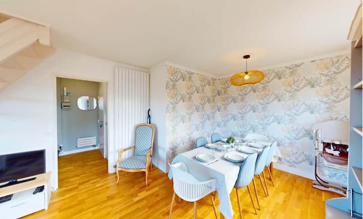 Superbe Duplex Familial - Parking - Plage à Pied - Courseulles-sur-Mer