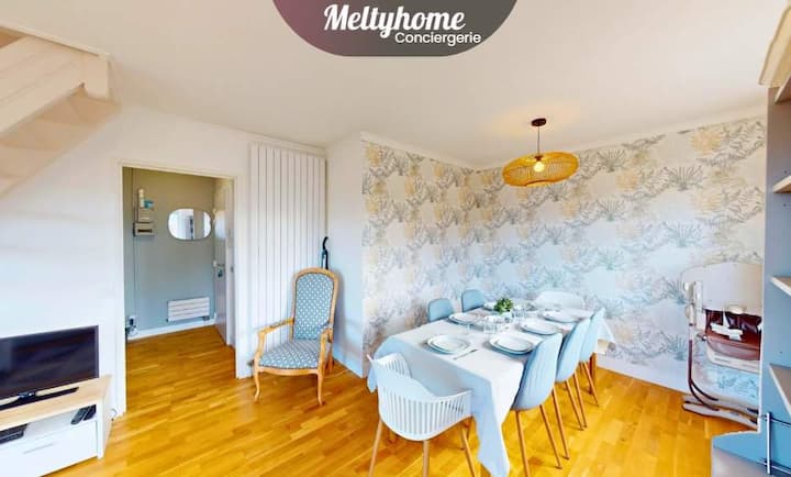 Superbe Duplex Familial - Parking - Plage à Pied - Bernières-sur-Mer