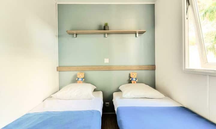 Mobil Home Pyrénées 3 Pièces 4/6 Personnes Climatisé + Chèque Carburant De 50€ Offert !* 600684 - Collioure