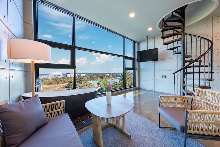 #경포 #사천 #수산시장 #카페거리 풀빌라401(오션뷰) - 江陵市