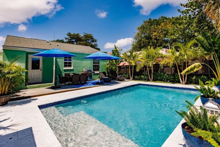 Key Lime Cottage - Historic Flamingo Park Pool Gem - ウェスト・パーム・ビーチ, FL