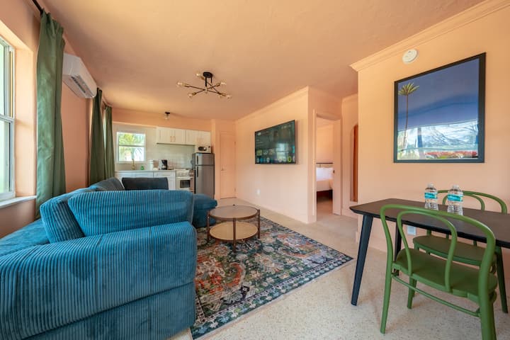 Fresh For 2025: Retro Beach Oasis With Color Pop - Clearwater Beach, FL