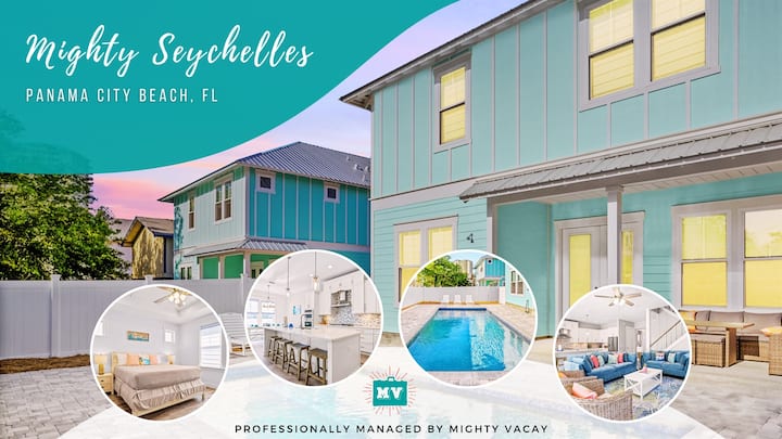 Mighty Seychelles: Big Pool, Steps2beach, Dog Ok - Panama City Beach