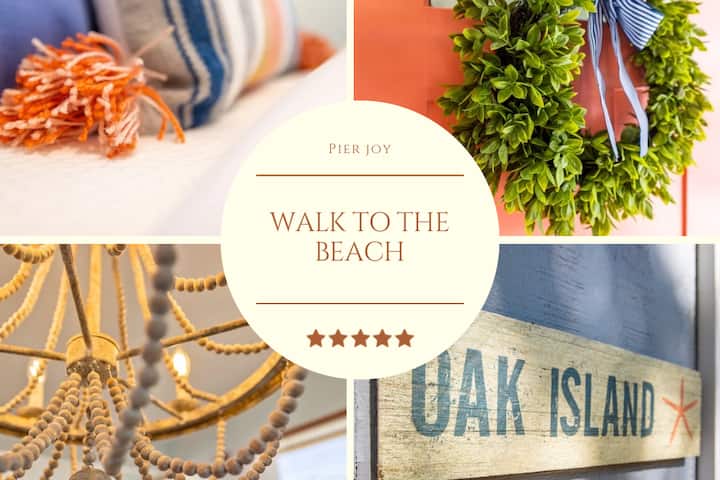 Walk To Beach. Fenced Yard. Linens Included. - Oak Island, NC