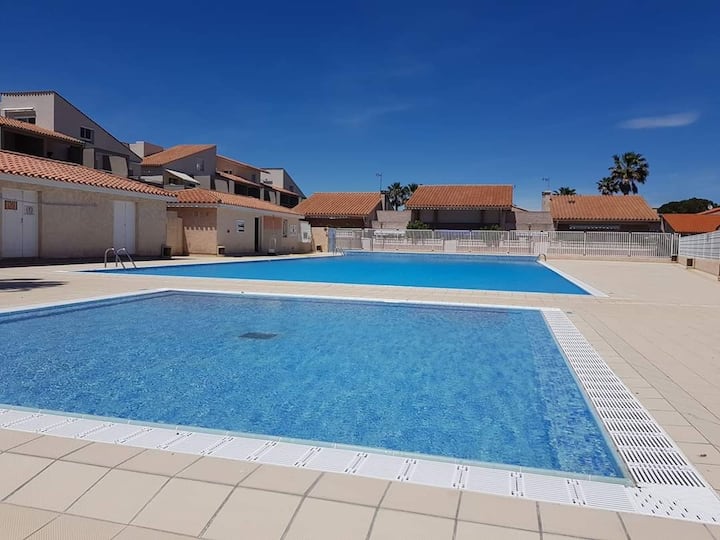 Belle Maison 6 Pers Avec Piscine Au Port De St Cyp - Saint-Cyprien