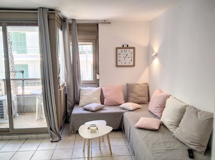 Studio 201 Bord De Mer Résidence Graziella - Antibes