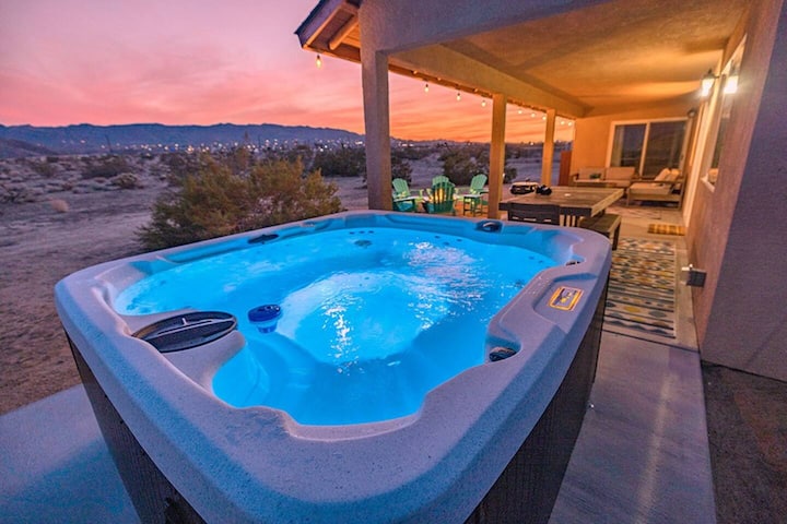 Casa Del Sol-mountain View 3br Home W Pool/hot Tub - Joshua Tree National Park, California