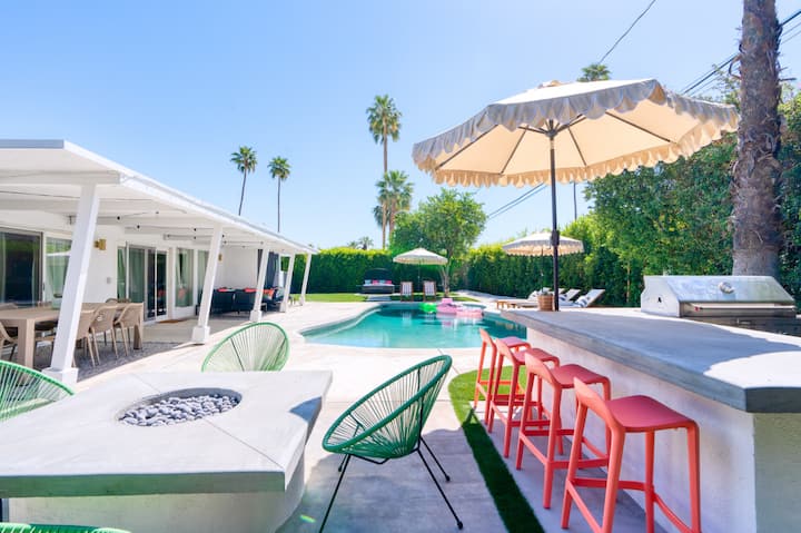 The Luxe - Fun House With Pool, Spa, Firepit - Palm Springs, CA