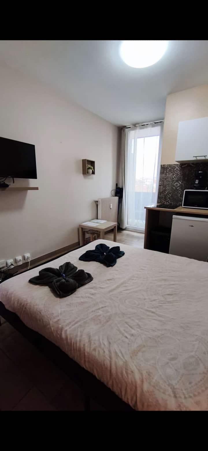 Zola’ Magnifique Studio Avec Balcon - Laxou