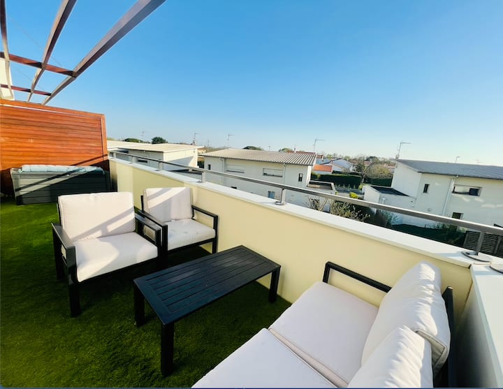 Charmant Appartement Avec Terrasse - La Rochelle