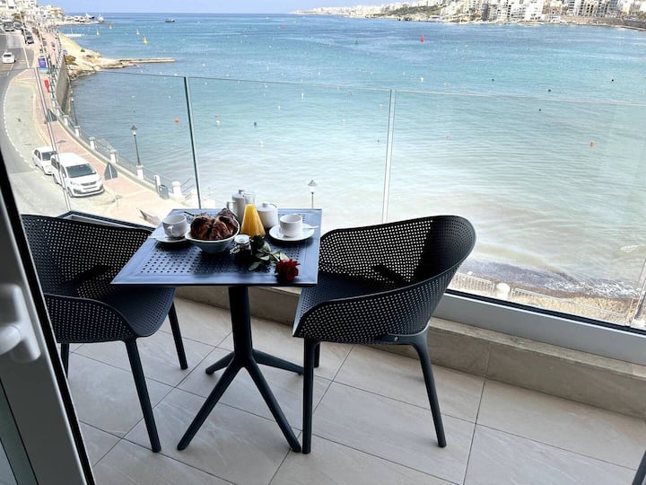 Xemxija 2bed Seafront - Fl 1 By Homely - Malta