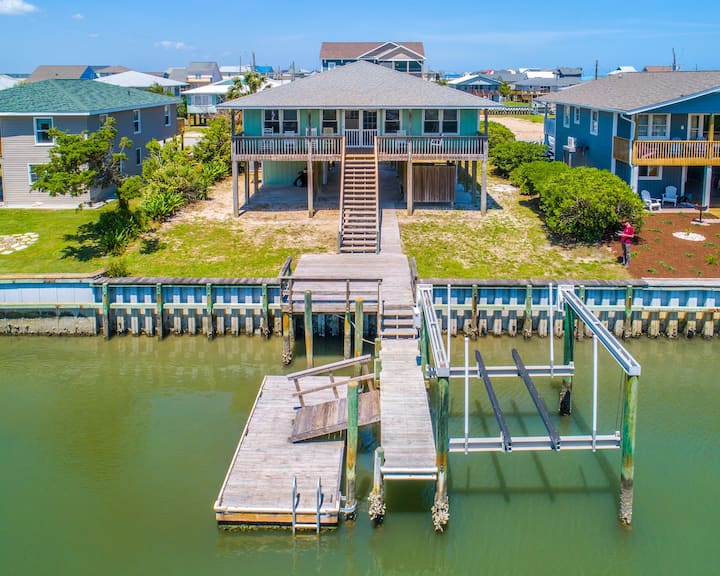 Sellers: 4br, 2ba, Sleeps 8 - Water View Topsail - Hampstead, NC