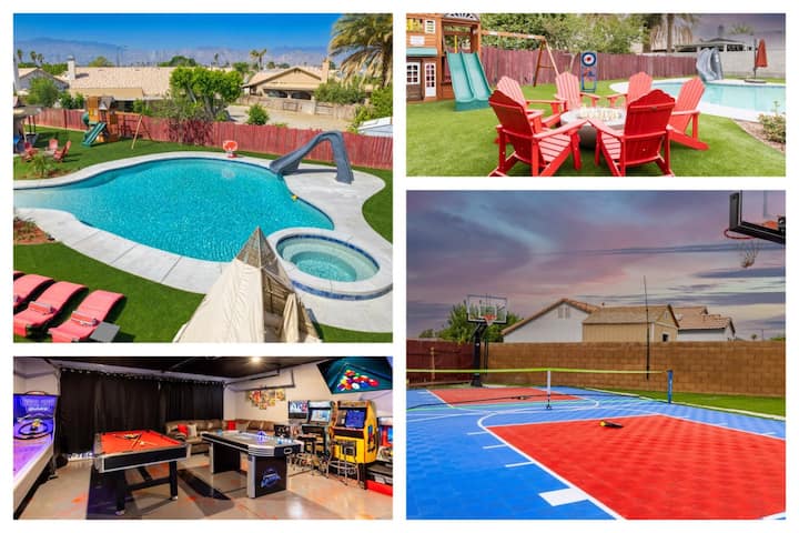 Karaoke, Pool, Spa, Pickleball/basketball, Arcades - Indio, CA
