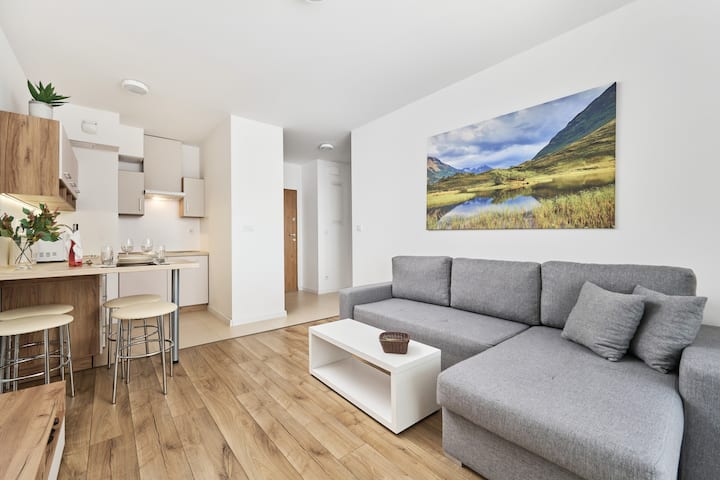 Modern Apartment With Terrace | Private Parking - ヴロツワフ
