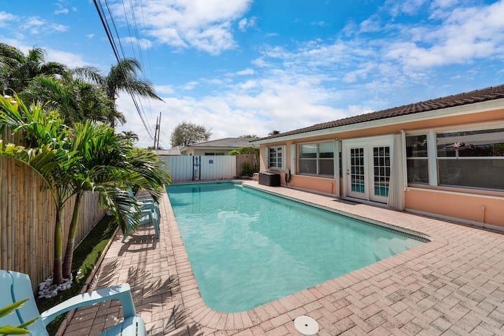 Sun-filled House With Heated Pool By Pmi - Fort Lauderdale, FL