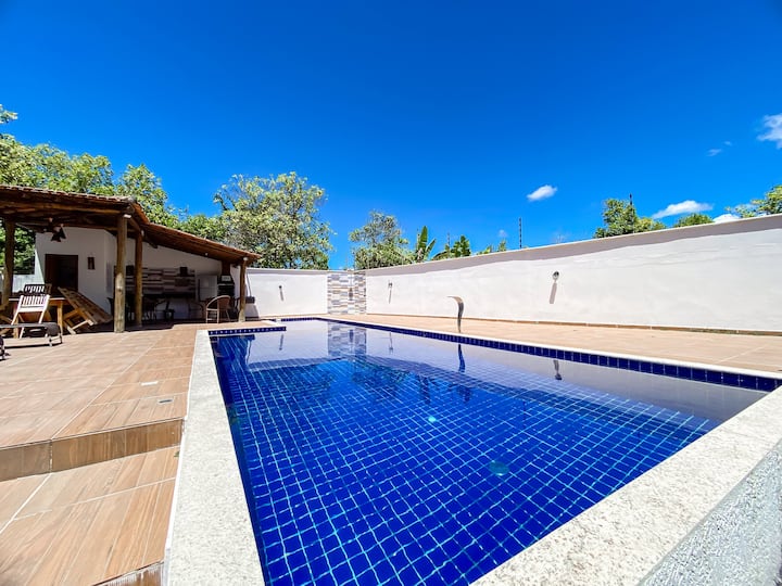 A 450 M Praia Taperapuã, 3 Qtos, Piscina E Varanda - Porto Seguro