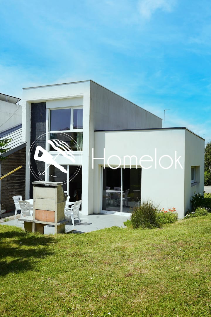 Charmante Maison Familiale Avec Jardin Et Barbecue - Guidel