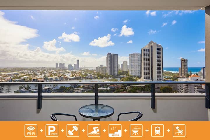 Partially Oceanview 2 Bedroom Apartment In Surfers - Gold Coast