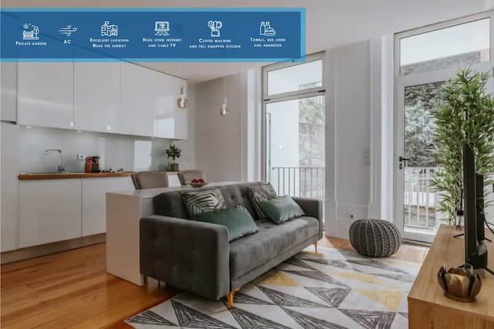 Sunset Luxury House With Garden A/c Downtown Porto - Centro Region