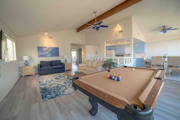 Sea View, Pool Table, Surf, Kayak, Bikes, W/d, A/c - Hollywood Beach, CA