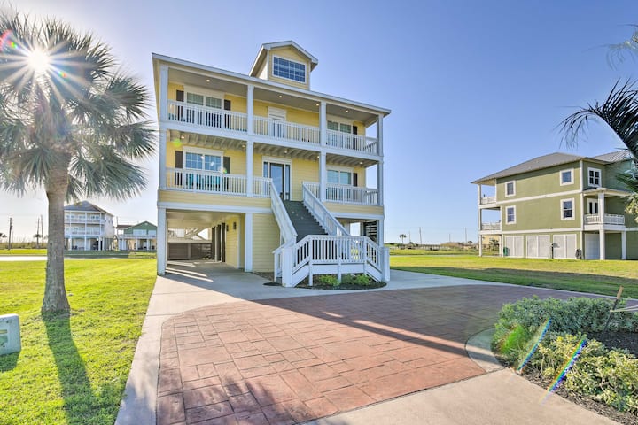 Galveston Resort House - Dazzling Bay Vistas! - Galveston, TX