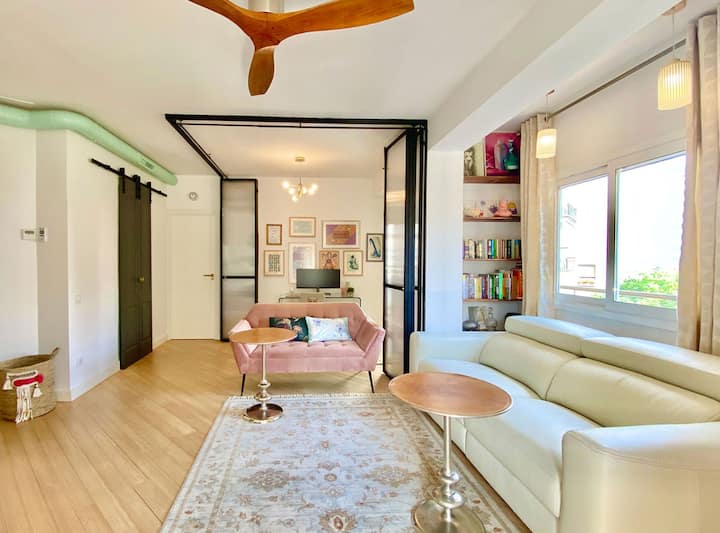 Beautiful Designer Flat Near Beach Wfh/wifi3/ac - Barcelona