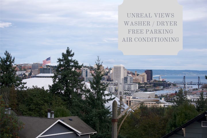 Views! Top Floor, Corner A/c - Bay And Mtn Views! - 터코마