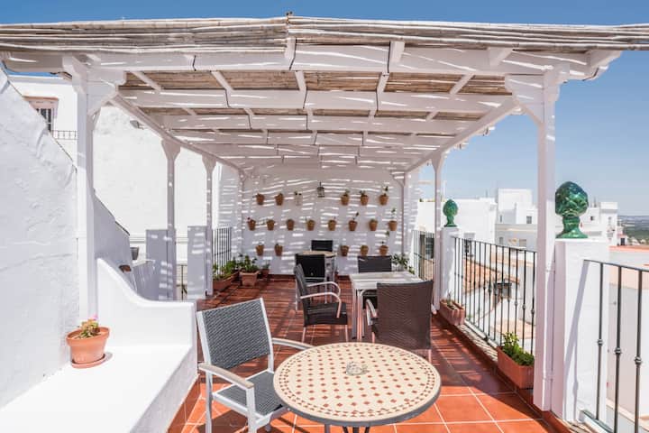Appartement "Casa La Costanilla D" Met Dakterras En Airconditioning - Vejer de la Frontera