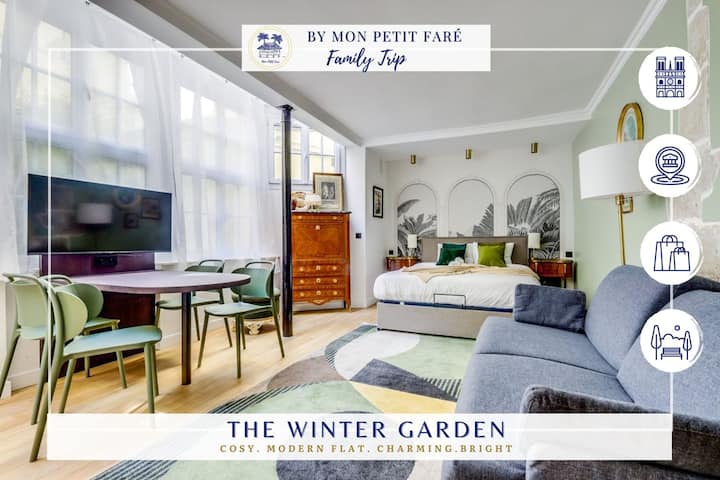 Le Jardin D'hiver - Superbe & Lumineux - St-michel - París