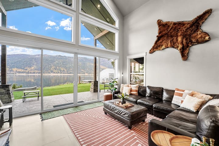 -Lakehouse Trampoline-hot Tub-sauna-climbing Wall - Donnelly, ID