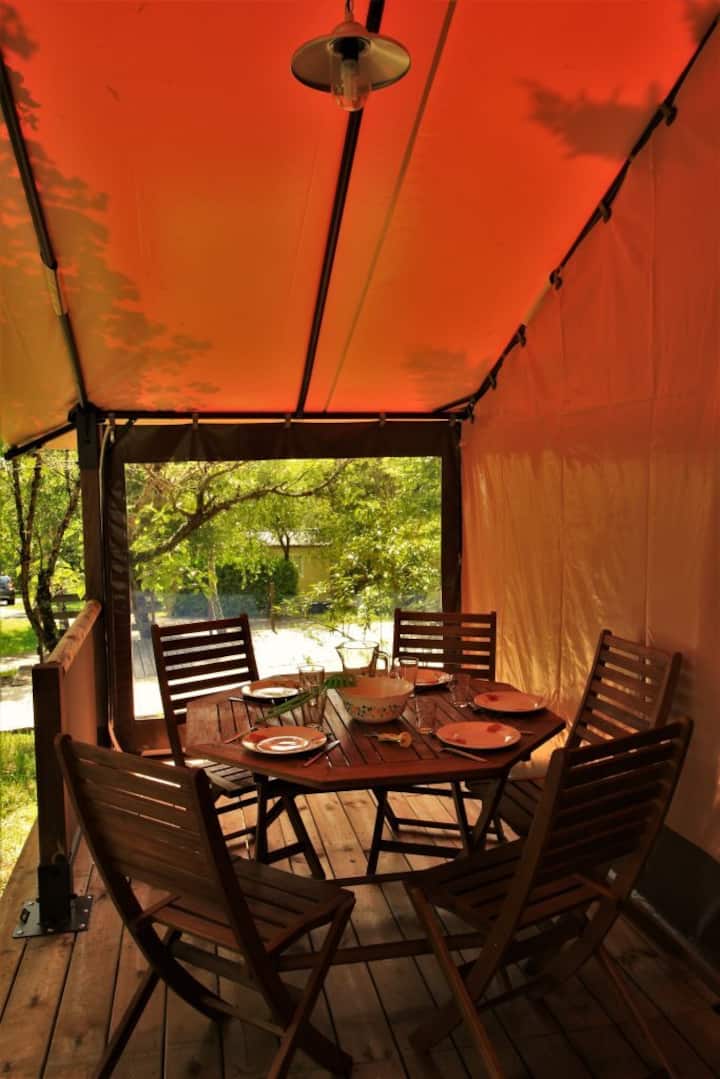Tente Lodge Victoria 3 Pièces 5 Personnes - Souillac