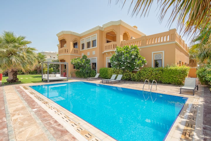 Prvt Pool & Beach In Luxury Palm Jumeirah Villa - Dubaï