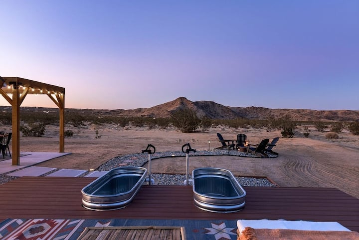 Villa De Paz| Fire Pit|desert Views Of Joshua Tree - Joshua Tree National Park