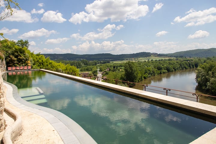 Suite Avec Salon Et Véranda - Maison Des Sarrasins - Castelnaud-la-Chapelle