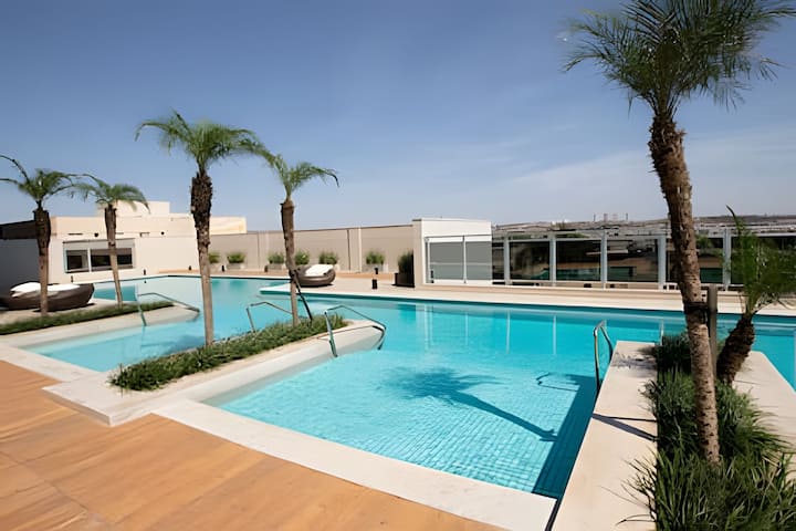 Apê Espaçoso De Dois Quartos | Hub Residencial - Ribeirao Preto