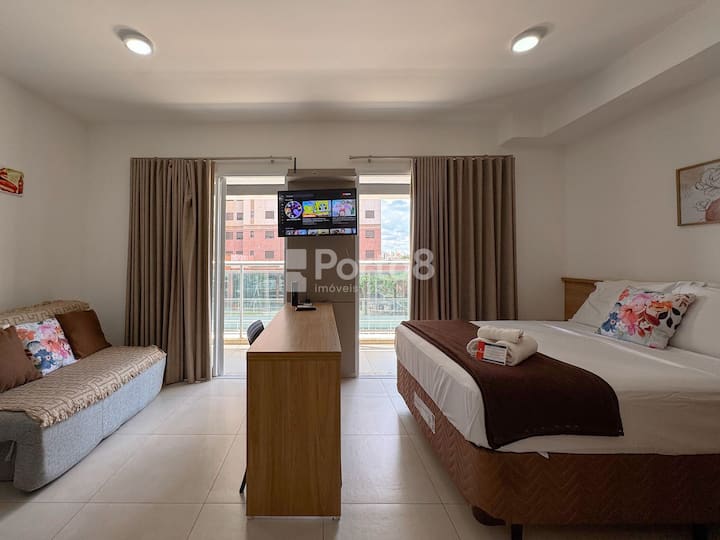 Duojk 3oa Acolhedor, Vista P/ Restaurantes! - São José do Rio Preto