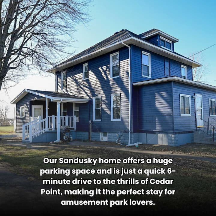 5br Sandusky Home For 16 | Game Room | Near Cedar - Sandusky, OH
