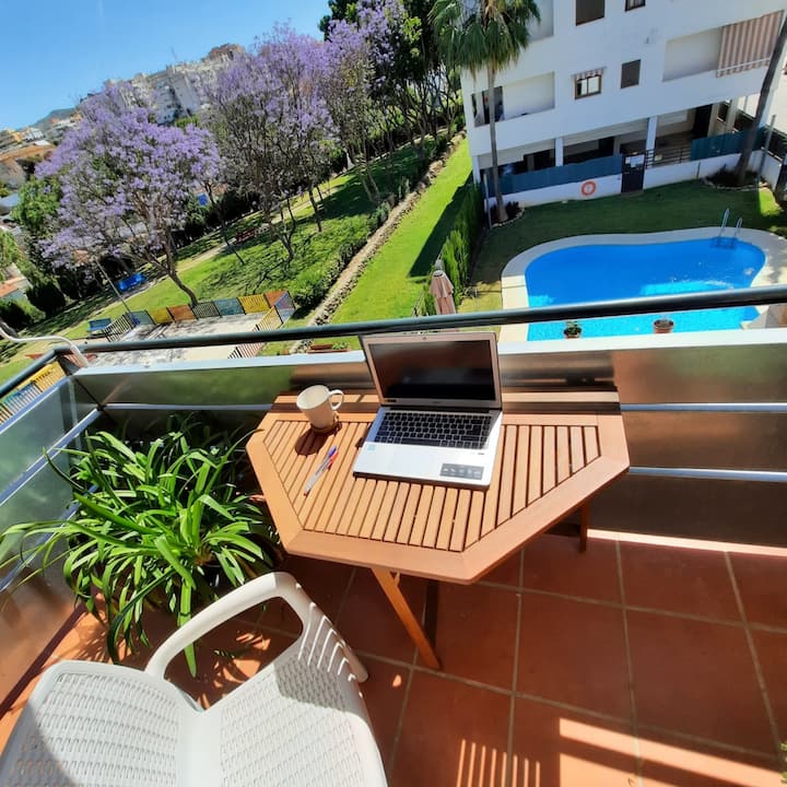 Appartement De Style Plage Et Centre Avec Terrasse - Rincón de la Victoria