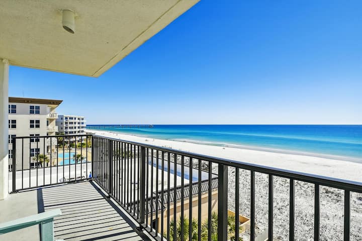 Sea Oats 606-gulf Front 3br-beach Chairs Included - Fort Walton Beach, FL