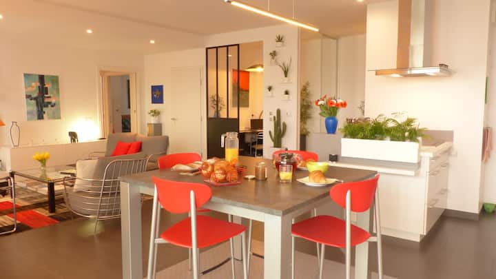 Vannes, Appartement 4* Grand Standing Avec Parking - Vannes