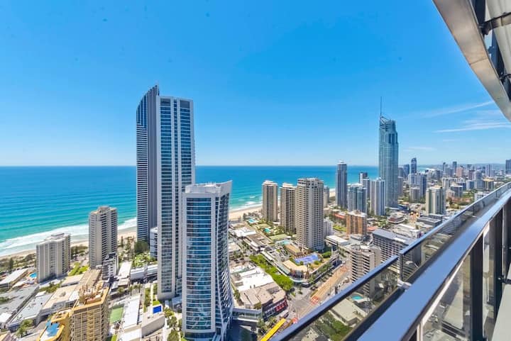 Luxury Ocean Views 42nd Flr 2 Bedrooms - Surfers Paradise